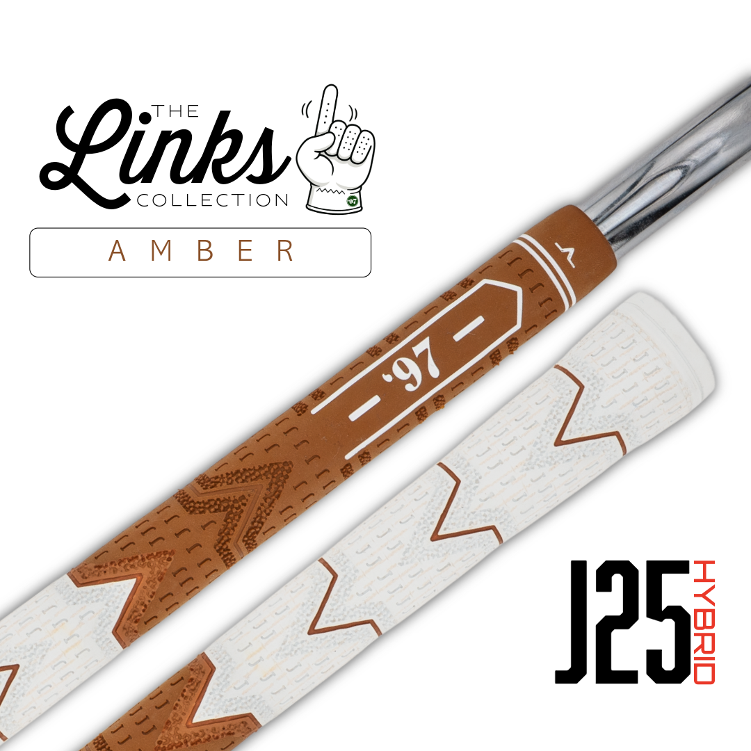 J25 Hybrid Grip | Amber | Links Collection – '97 Golf Co.